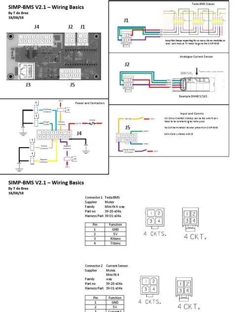 Simp Bms Wiring V2 1 Pdf Electrical Connector Physical Layer