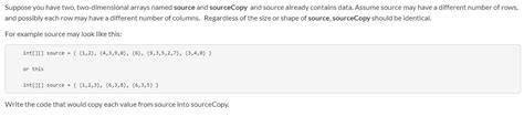 solved suppose you have two two dimensional arrays named