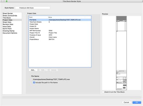 titleblock style file path option not working troubleshooting