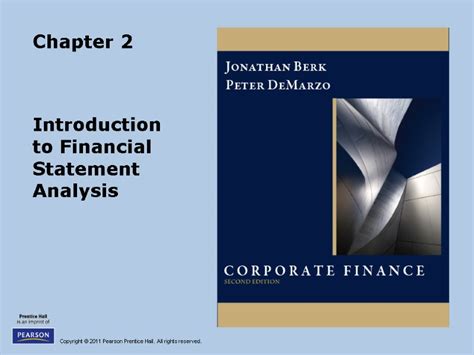 Chapter 2 Introduction To Financial Statement Analysis Chapter