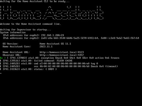 erreur console home assisant entraide home assistant home assistant