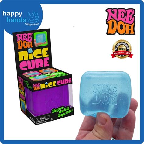 Needoh Nice Cube Squishy Fidget Toy Stress Relieve Calming Satisfaction Shopee Philippines