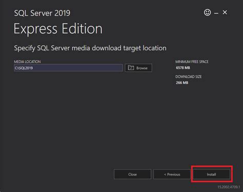 1 ติดตั้ง microsoft sql server express 2019