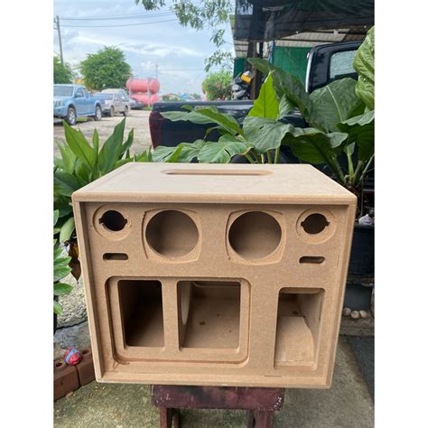 ตู้ลำโพง Diy งานดิบ แบนพาสกระแทกข้าง 8นิ้ว ห้องรวมไม้15มิลmdf Shopee Thailand