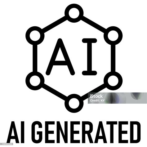 Ai 생성 아이콘 인공 지능 생성 콘텐츠에 대한 벡터 개요 아이콘 0명에 대한 스톡 벡터 아트 및 기타 이미지 0명 개념