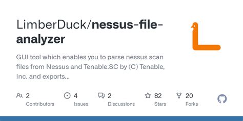GitHub LimberDuck Nessus File Analyzer GUI Tool Which Enables You To Parse Nessus Scan Files