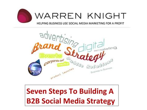 Warren Knight 7 Steps B2b Social Media Strategy Ppt Social Networking Internet