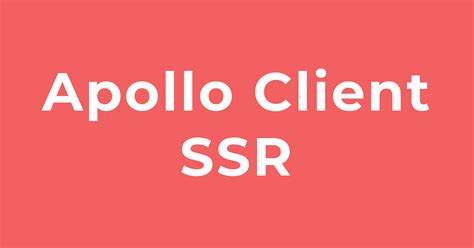 Apollo Client で Ssr する Takanorip Blog Medium