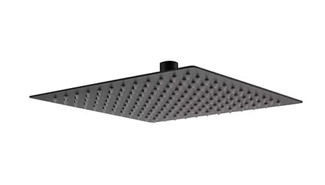 Nes Home 300mm Bathroom Rainfall Square Overhead Shower Slim Head Matte