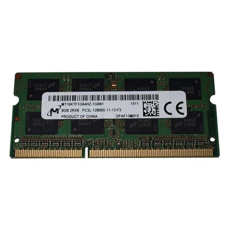 قیمت و خرید رم لپ تاپ Ddr3 میکرون مدل 1600 Pc3l 12800 Mhz ظرفیت 8 گیگابایت