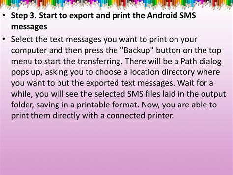 ppt how to print out text messages android powerpoint presentation