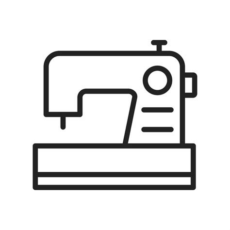 Sewing Machine Outline Vector Icon 13127220 Vector Art At Vecteezy