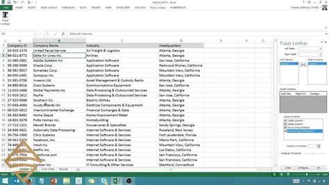 Perform Fuzzy Lookups In Excel Youtube