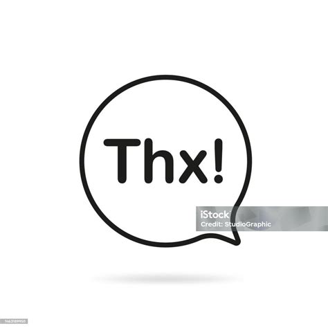 감사 텍스트가 있는 빨간색 거품 아이콘입니다 평면 만화 트렌드 현대 간단한 로고입니다 흰색 배경에 감사하는 사람이나 고객 및 고객 피드백의 행복한 단어 개념 벡터 그림