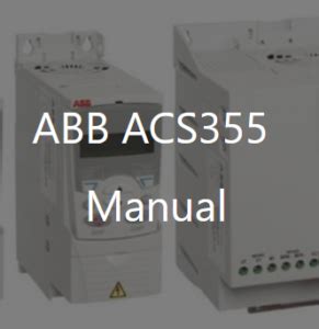 ABB ACS355 Drive Manual Download Click2Electro