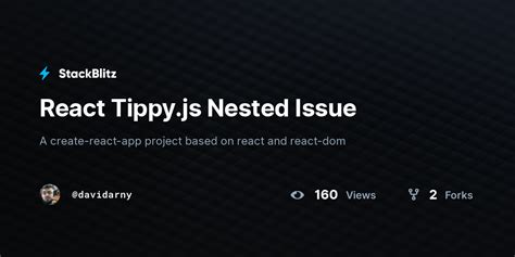 react tippy js nested issue stackblitz