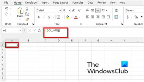 How To Use The Column And Columns Functions In Excel Artofit