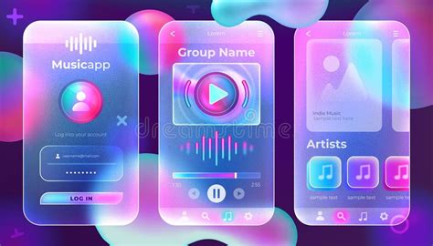 Glassmorphism Ui Stock Illustrations 1701 Glassmorphism Ui Stock