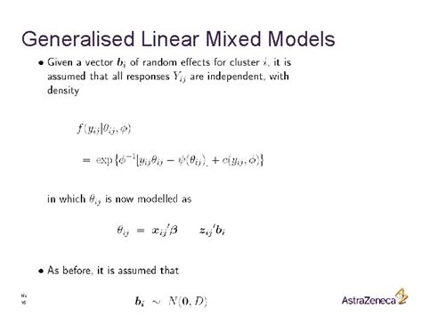 Lecture 4 Nonlinear And Generalized Mixed Effects Models