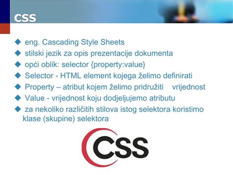 Ppt Napredna Upotreba Css A Pseudo Klase I Pseudo Elementi