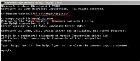 Membuat Tabel Dengan Command Prompt Modul Aplikasi Xampp Official