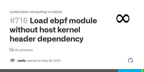Load Ebpf Module Without Host Kernel Header Dependency · Issue 716 · Sustainable Computing Io