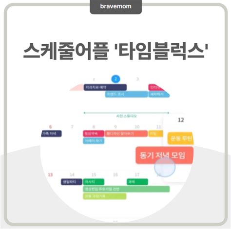 스케줄 어플앱 추천 타임블럭스 로 쉬운 일정관리 네이버 블로그