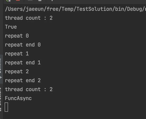 c why does thread pool start with 2 threads in debug build run stack overflow