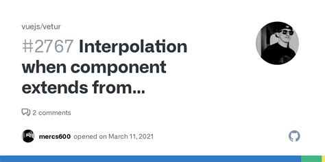 Interpolation When Component Extends From Definecomponent · Issue 2767