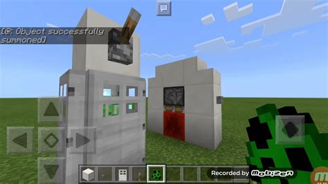 How To Make A Lightning Bolt Machine In Minecraft Pe Youtube
