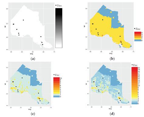 The Human Caused Fire Occurrence Prediction Of June 10 2018 Mapped Download Scientific
