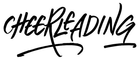 치어리더 서문 비문 서예 문자 디자인 템플릿 인사말 카드 기프트 포스터 배너 등을 위한 크리에이티브 타이포그래피 치어리더에 대한