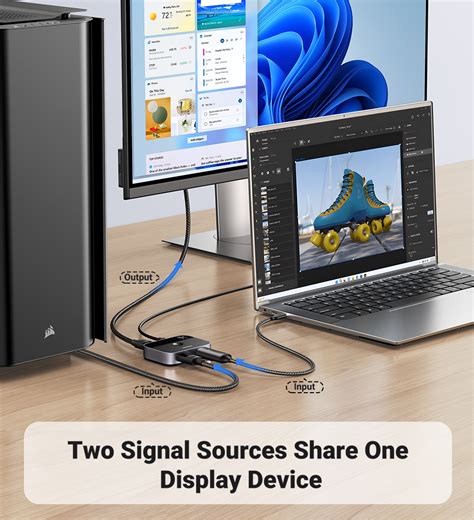 UGREEN Displayport DP 1 4 Splitter Switch 8K 4K Bi Direction For Xiaomi Box Video Game DP Cable