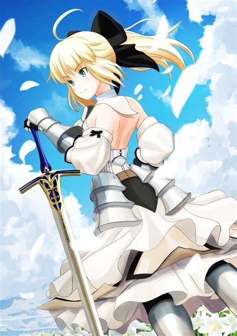 Pin De Zelan Em Fate Series Artoria Pendragon Lily Saber