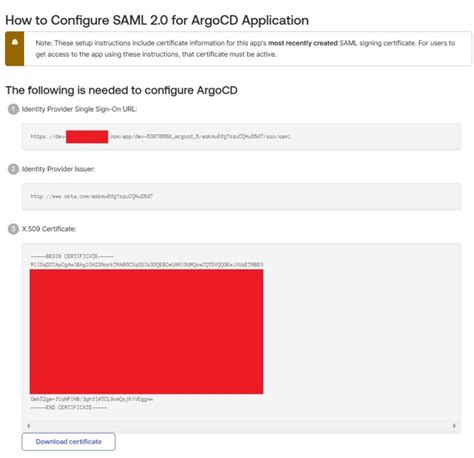 Configure Single Sign On Sso For Argocd Using Okta