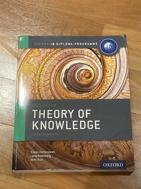 IB Theory Of Knowledge Hobbies Toys Books Magazines Textbooks On Carousell