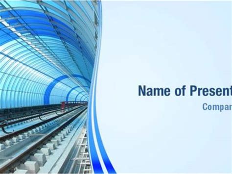 Rails Html Template Metro Rail Tunnel Powerpoint Templates Metro Rail