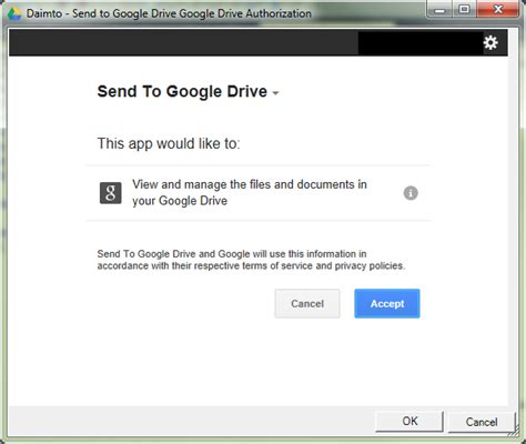 Send To Google Drive Daimto