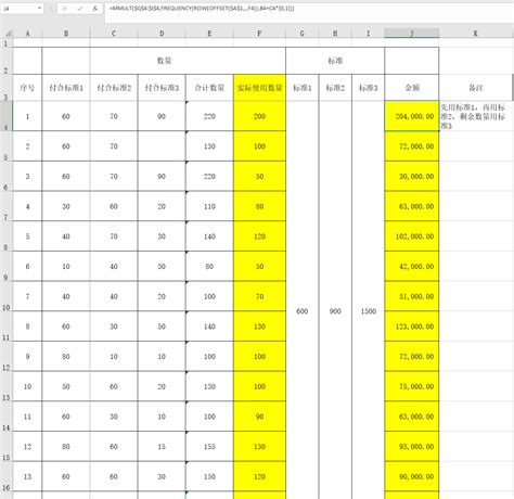 Excel函数技巧:mmultfrequency实现分段求和 趣帮office教程网 Excel函数技巧:mmultfrequency实现分段求和 趣帮office教程网