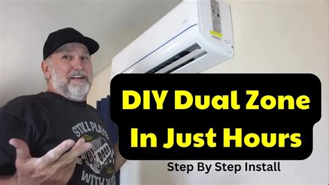 Installing A DIY Mini Split Dual Zone Senville And Mr Cool Guide