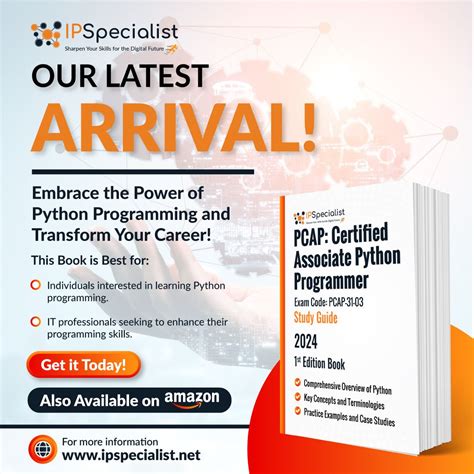 Ipspecialist Python Pythonprogramming Pcap Certification Pythonexam Learnpython Coding