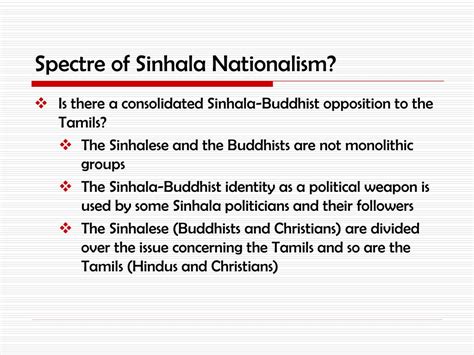 Ppt The Tamil Sinhala Conflict In Sri Lanka Powerpoin Vrogue Co