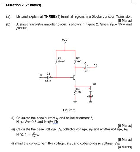 Solved Question 2 25 Marks A List And Explain All Three