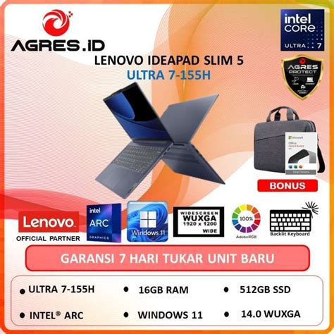Promo Lenovo Ideapad Slim Oled Ultra H Ram Gb Ssd Gb W Ohs Wuxga Backlit Y