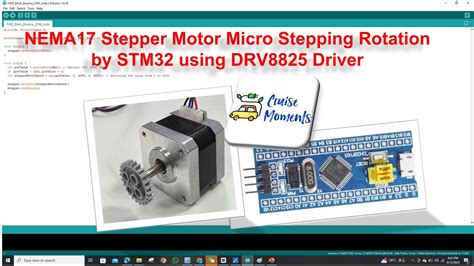 Nema17 Stepper Motor Variable Micro Stepping Rotation By Stm32 Using