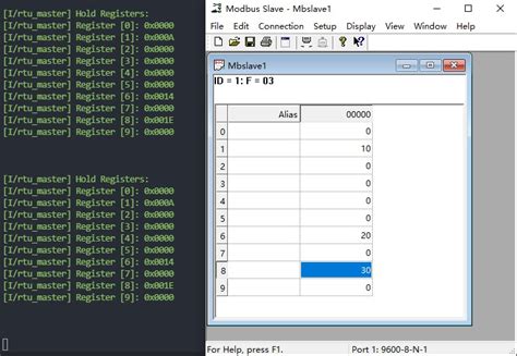 agile modbus example description