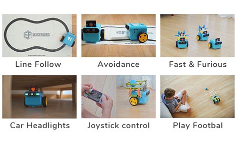 Elecfreaks Microbit Tpbot Car Kit Without Microbit Board Pishopca