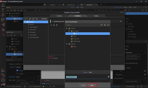 Wappler Documentation Using Server Connect Data For Server Side
