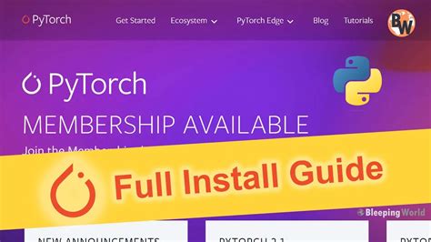 如何在 Windows 10 11 上安裝 Pytorch [nvidia Amd Gpu 和 Cpu]