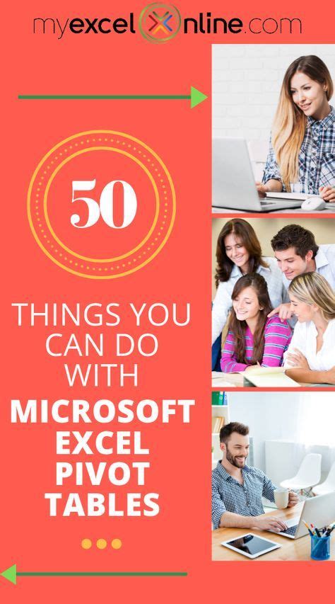 50 Things You Can Do With Excel Pivot Table Myexcelonline Microsoft Excel Tutorial Excel